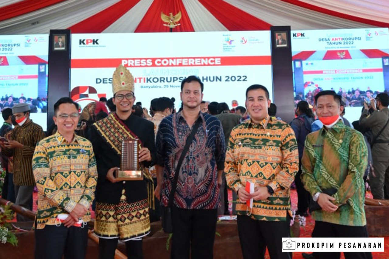 Program Desa Antikorupsi, Desa Hanura Raih Predikat Istimewa - MEDIA RAKATA