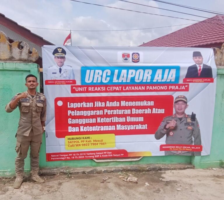 Sat Pol PP Pemkab Mesuji Buka Layanan Pengaduan Online - MEDIA RAKATA