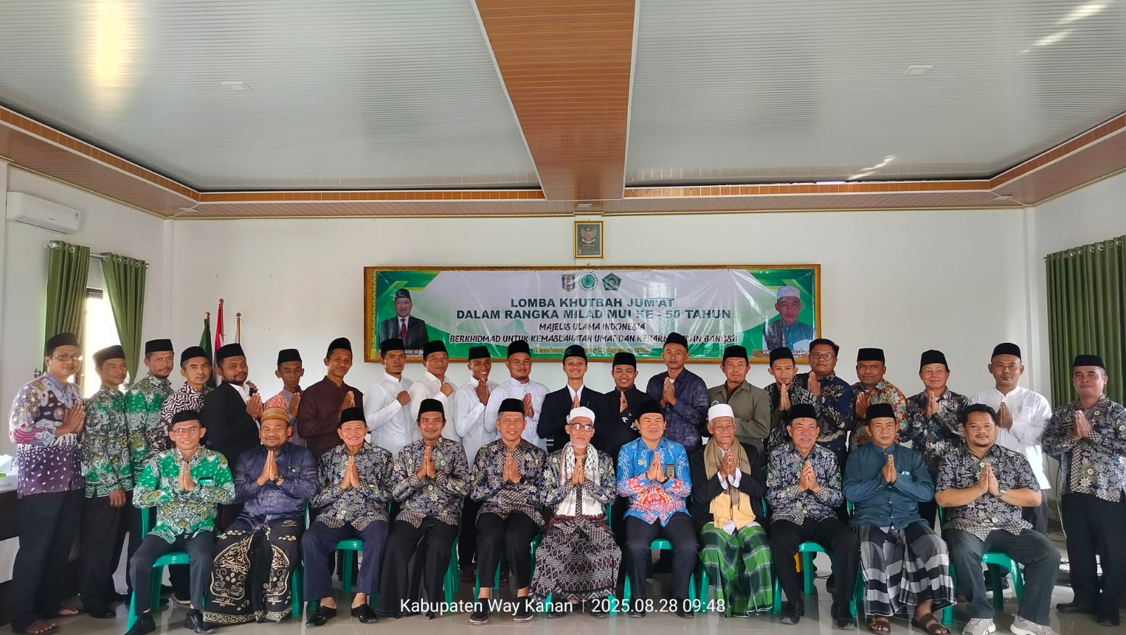 MUI Way Kanan Gelar Lomba Khutbah Jumat - MEDIA RAKATA