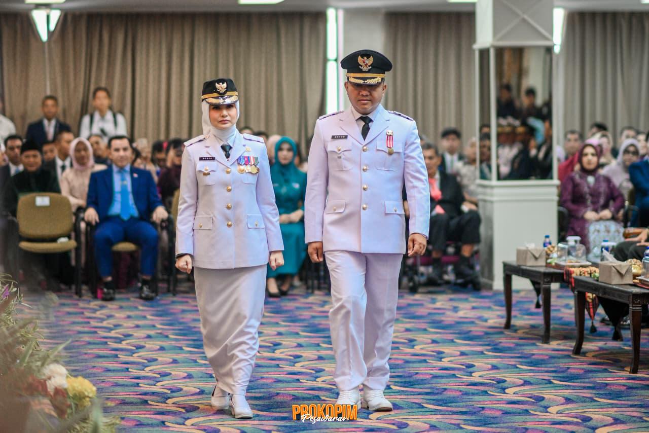 Nanda Indira dan Antonius Muhammad Ali Resmi Dilantik Sebagai Bupati ...