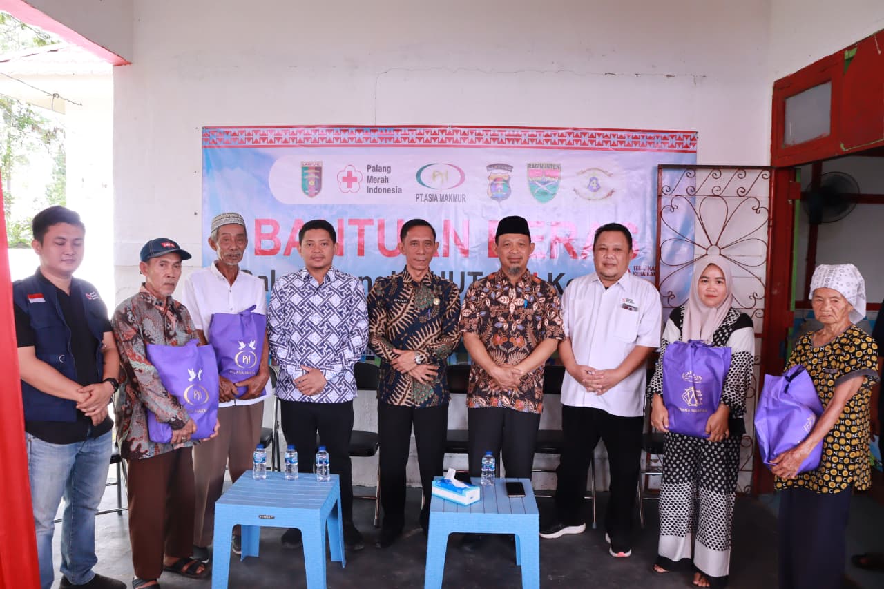 PMI Hadir Menebar Kebaikan, 500 Paket Sembako Dibagikan Untuk Warga Way ...